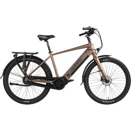Adore E-Bike "CX-290", 44cm, 28 Zoll (71,12cm), braun, Elektrofahrräder, Pedelec, Elektrofahrrad für Damen u. Herren