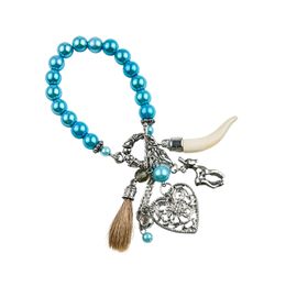 Damen Armband "Greta", blau, Collezione Alessandro, Glas, Armb&auml;nder
