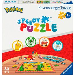 Ravensburger Kinder Puzzle "Speedy Puzzle, Pokémon", bunt, B:22,5cm H:16,4cm, Puzzles