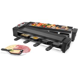 Emerio Raclette "RG-132098.2", B:19,5cm H:51cm T:10,2cmschwarz, silber, Raclettes