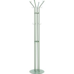 Garderobenst&auml;nder SPINDER DESIGN, B:40cm H:170cm T:40cm, gr&uuml;n, Stahl, Schlafzimmer, Garderobenst&auml;nder, "CHARLY freistehende Garderobe"