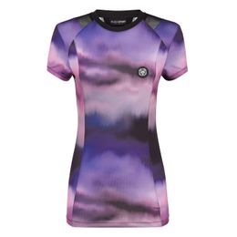 Plein Sport Damen T-Shirt "T-Shirt", lila, Gr. S, Obermaterial: 95% Polyester, 5% Elasthan, Shirts
