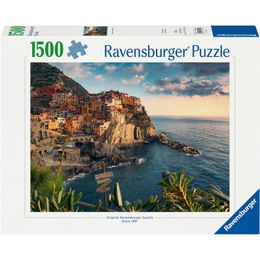 Ravensburger Kinder Puzzle "Blick auf Cinque Terre", bunt, B:80cm H:60cm, Puzzles, Made in Germany