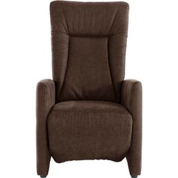 Sit & More TV-Sessel SIT & MORE, B:71cm H:113cm T:85cm, braun, 100% Polyester, Sessel, "Melissa", wahlweise elektrisch oder manuell verstellbar, optional