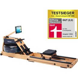 Ruderzugmaschine "WP 5000 Wasserrudergerät", B:55cm H:60cm L:213cm, braun, Christopeit Sport, Rudergeräte, Testsieger Stiftung Warentest Ausgabe