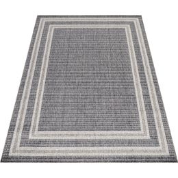 Teppich, B:240cm H:6mm L:340cm, grau, Ayyildiz Teppiche, Polypropylen, Wohnzimmer, Teppiche, "ARUBA 4901", Pflegeleicht, Modern, In- und Outdoor