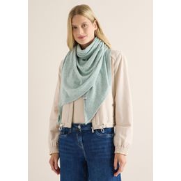 Cecil Damen Halstuch, gr&uuml;n, meliert, Stoff, 67% Viskose, 28% Polyester, 5% Elasthan, Modet&uuml;cher, aus softem Materialmix