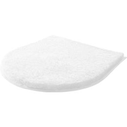 Badematte Grund, H:27mm, wei&szlig;, Polyacryl, Badematten, "Melange", besonders dichter Flor