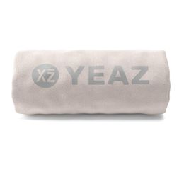 YEAZ Sporthandtuch "Yoga Handtuch SOUL MATE", 1 Stk., Polyester, wei&szlig;, Handt&uuml;cher