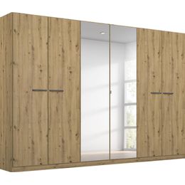 Dreht&uuml;renschrank Rauch, B:271cm H:229cm T:54cm, braun, Holzwerkstoff, Schr&auml;nke, "Kleiderschrank Schrank Garderobe TOPSELLER OTELI inkl.