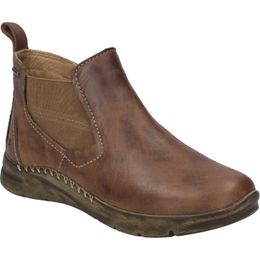 Josef Seibel Damen Stiefelette "Conny 57, cognac", Gr. 41, braun, Obermaterial: 100% Rindsleder Leather cow., Schuhe