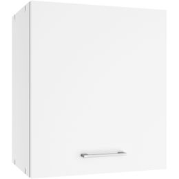 H&auml;ngeschrank KOCHSTATION, B:50cm H:57cm T:34cm, wei&szlig;, Spanplatte, K&uuml;che, Schr&auml;nke, "KS-Milan", H&auml;ngeschrank 50 cm, matte oder hochgl&auml;nzende Fronten