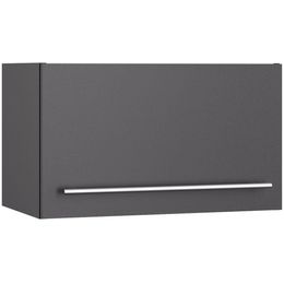 Klapphängeschrank KOCHSTATION, B:60cm H:35,2cm T:34,9cm, grau, Spanplatte, Schränke, "KS-Bern2", Breite 60 cm, 1 Klappe