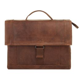 Sansibar Damen Messenger Bag, braun, Leder, gepflegt, Taschen, echt Leder