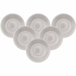 Suppenteller "Suppenteller Color Loop ø 23,1 cm 6er Set", grau, LIKE. BY VILLEROY & BOCH, Speiseteller