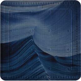 Duscheinlage Kleine Wolke, B:55cm H:0,3cm L:55cm, blau, PVC Schaum, Wanneneinlagen, "Mystic"
