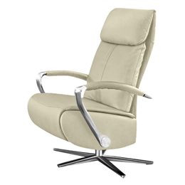 Relaxsessel W.Schillig, B:68cm H:113cm T:83cm, beige, Stoff S37 (100% Polyester): Luxus-Microfaser in Lederoptik, Wohnzimmer, Sessel, "rumbaa",