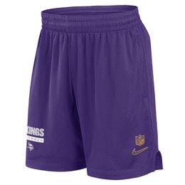 Nike Herren Sporthose "Nike Shorts Minnesota Vikings Nike Dri-Fit Mesh"lila, Gr. L, 100% Polyester, Hosen