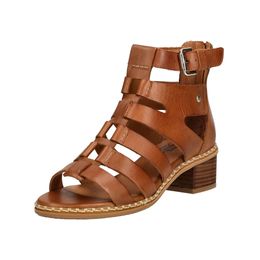 Pikolinos Damen Schaftsandalette "Pikolinos Sandalen Leder", Gr. 39brandy, Leder, Schuhe