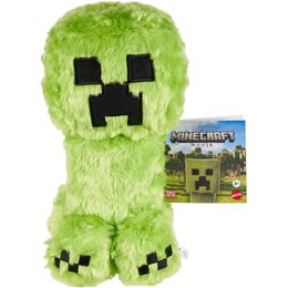 Mattel Kinder Plüschfigur "Minecraft Creeper", grün, H:20cm, Plüschfiguren