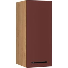 H&auml;ngeschrank Nobilia, B:30cm H:72cm T:37,2cm, rot, K&uuml;che, Schr&auml;nke, ""Easytouch", Ausrichtung w&auml;hlbar, vormontiert", in drei Breiten: 30, 45 und 60