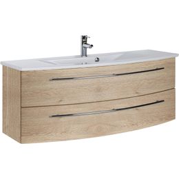 Waschtisch SAPHIR, B:121cm H:90cm T:51cm, braun, Badezimmer, Waschtische, "3040", Breite 121 cm