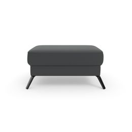 Sit & More Hocker SIT & MORE, B:89cm H:48cm T:59cm, grau, 100% Polyester, Wohnzimmer, Hocker, "Olsen"