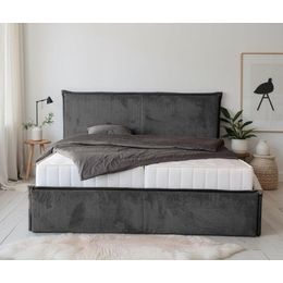 Polsterbett Collection AB "Marla erh&auml;ltlich in der Breite 180x200cm, mit Cordstoff bezogen", anthrazit, B:207cm H:118cm L:215cm, Betten, Polsterbett, wahlweise mit Lattenrost und King-Matratze (28cm)