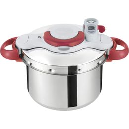 Tefal Schnellkochtopf "Clipso Minut' Perfect, bis max. 6 Liter, Ø ca. 22 cm", 6 l + Ø 22cm, bunt, Töpfe, Dampfkochtopf aus Edelstahl, 6 l, alle