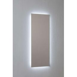 Spiegel Welltime, B:36cm H:90cm T:4cm, wei&szlig;, MDF, Spiegelglas, Badezimmer, Spiegel, "Mini", mit Ambiente LED Licht, Breite 36 cm, FSC-zertifiziert