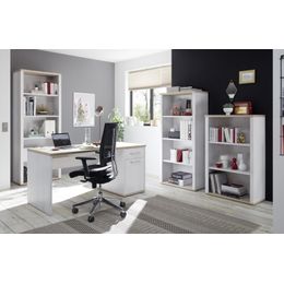 Schreibtisch BEGA OFFICE, B:160cm H:76cm T:73cm, wei&szlig;, B&uuml;ro, Tische, "Romance", im Landhaustil, Breite 160 cm