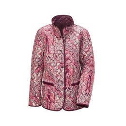 GOLDNER Damen Steppjacke "Leichte Steppjacke zum wenden"aubergine, gemustert, Gr. 40, Obermaterial: 100% Polyester PES., Jacken