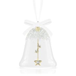 Swarovski Dekoh&auml;nger "Kristallfigur Sammelfigur Annual Edition Weihnachtsglocke", wei&szlig;, Baumwolle, Kristallglas, Metall, Dekoh&auml;nger, Swarovski