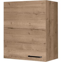 H&auml;ngeschrank Nobilia, B:60cm H:72cm T:37,2cm, braun, K&uuml;che, Schr&auml;nke, ""Structura", Ausrichtung w&auml;hlbar, vormontiert", in drei Breiten: 30, 45 und 60