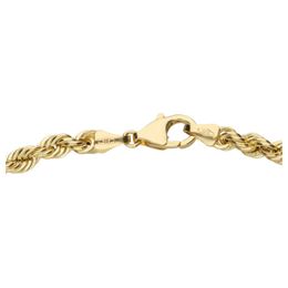 Luigi Merano Damen Armband "Kordelkette, hohl, Gold 585", 21,5cm, Gelbgold 585, gold, Gelbgold 585, Armb&auml;nder