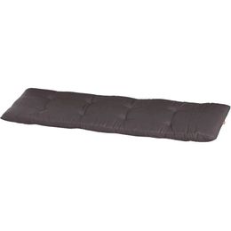 Bankauflage siena GARDEN, B:42cm H:6cm T:140cm, grau, Baumwolle, Polyester, Polsterauflagen, "Tessin 140", 60% Baumwolle/40% Polyester