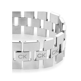 Calvin Klein Damen Armband "Schmuck Edelstahl Armschmuck Gliederkette", 18,5cm, Edelstahl, silber, Edelstahl, Armb&auml;nder
