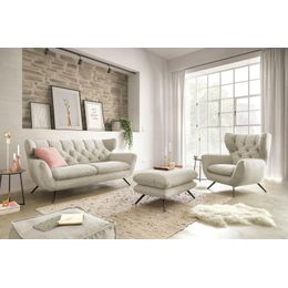 2,5-Sitzer 3C CANDY, B:200cm H:94cm T:95cm, beige, 88% Polyester, 12% Polyacryl, Sofas, "Beatrice, extravagantes Megasofa, bequem, K&uuml;chensofa", mit