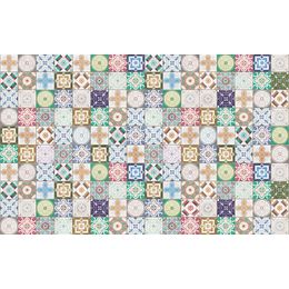Komar Vliestapete "Digitaldruck Vlies - Marrakech Mosaik - Gr&ouml;&szlig;e 400 x 250 cm", B/L: 400mm x 250mm, Rollen:, bunt, Tapeten, Wohnzimmer, Schlafzimmer
