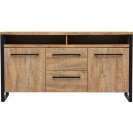 Sideboard OMG DESIGN, B:160cm H:85cm T:45cmtropic, Spanplatte, Wohnzimmer, Sideboards, "Carriba", in zwei Breiten, mit Soft-Close