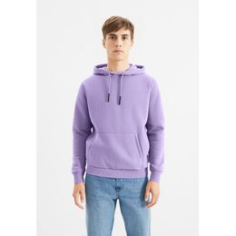 Only & Sons ONLY & SONS Herren Kapuzensweatshirt "ONSCERES HOODIE SWEAT NOOS", lila, Gr. S, unifarben, angeraute Sweatware, Obermaterial: 57% Baumwolle, 43%
