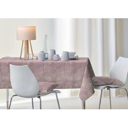 Mitteldecke Apelt, B:85cm L:85cmmauve, Baumwolle, Polyester, Tischdecken, "5470", grafische Linen / Uni