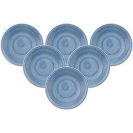 Suppenteller "Suppenteller Color Loop ø 23,1 cm 6er Set", blau, LIKE. BY VILLEROY & BOCH, Speiseteller