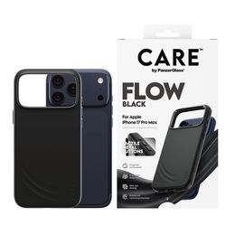 CARE BY PANZERGLASS Handyh&uuml;lle "Flow MagSafe Case f&uuml;r Apple iPhone 17 Pro Max", schwarz, Apple iPhone 17 Pro Max, H&uuml;llen, Backcover, Schutzh&uuml;lle, Handyschutzh&uuml;lle, Case, Schutzcase, sto&szlig;fest