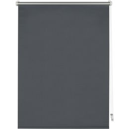Seitenzugrollo OTTO HOME, B:45cm H:150cm, grau, Polyester, Rollos, "Thermo Klemmrollo Energiesparend", abdunkelnd mit Thermobeschichtung