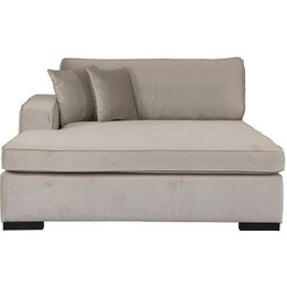 Sofaelement Home Affaire, B:140cm H:86cm T:190cm, beige, 100% Polyester, Polsterelemente, "Skara XXL", Modul XXL - zum eigenen Zusammenstellen,