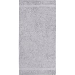 Duschtuch Dyckhoff, B:70cm L:140cm, silber, Walkfrottier, Obermaterial: 100% Baumwolle, Handt&uuml;cher, "Planet"