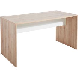 Schreibtisch wimex, B:140cm H:72cm T:70cm, braun, B&uuml;ro, Tische, "Joker"