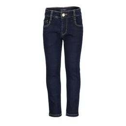 Blue Seven Mädchen 5-Pocket-Jeans, blau, Gr. 92, unifarben, Denim/Jeans, Obermaterial: 78% Baumwolle, 20% Polyester, 2% Elasthan, Jeans, im
