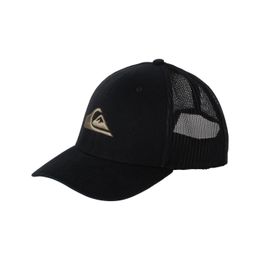 Quiksilver Herren Trucker Cap "Grounder", schwarz, Kunstfaser, Caps